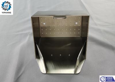 China SUS302 Custom Sheet Metal Welding Parts 3mm With Roundness Bending Cone Bucket for sale