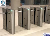 China ESD SUS304 Access Control Turnstile Tripod Door System Waist Height Turnstile for sale
