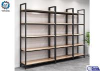 China Heavy Duty Economical Metal Retail Shelving Q235B Gondola Display Units for sale