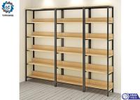 China Heavy Duty Economical Metal Retail Shelving Q235B Gondola Display Units for sale