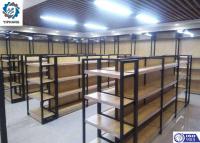 China 3-6 Layers Gondola Metal Retail Shelving Display Racks ISO9001 for sale