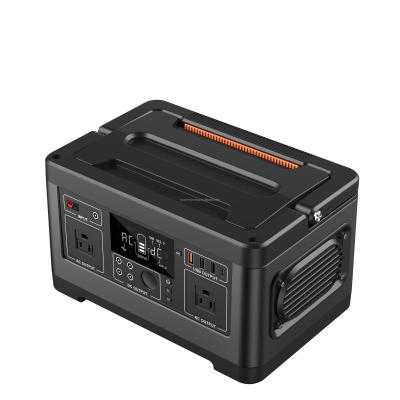 China 500W 520WH Portable Power Station with Lithium Ion Battery - Solar Charging & Multiple Outputs for sale