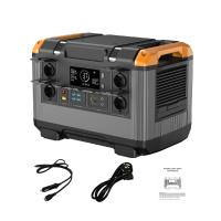 China 2016Wh LiFePO4 Portable Power Station 2400W with 650W Solar Charging and 1.5 Hour AC Recharge for sale