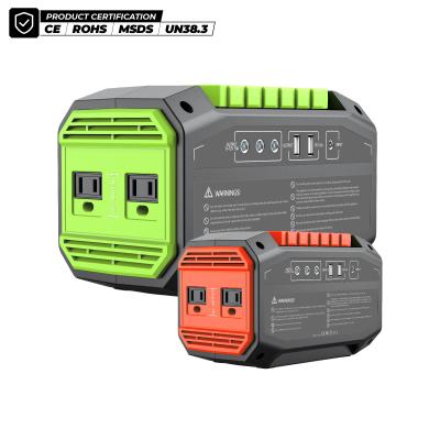 China 3.7V 200W Portable Power Station with Lithium Battery and Solar Inverter for Outdoor Energy Storage for sale