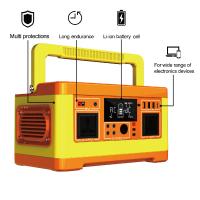 China 500W Portable Power Station with 520Wh Lithium Battery, Pure Sine Wave Inverter and Solar Charging for Outdoor Emergency Power for sale