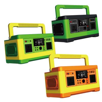 China 500W Portable Power Station with 520Wh Lithium Battery, Pure Sine Wave Inverter and Solar Charging for Outdoor Emergency Power for sale