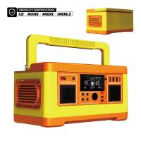 China 500W Portable Power Station with 520Wh Lithium Battery, Pure Sine Wave Inverter and Solar Charging for Outdoor Emergency Power for sale