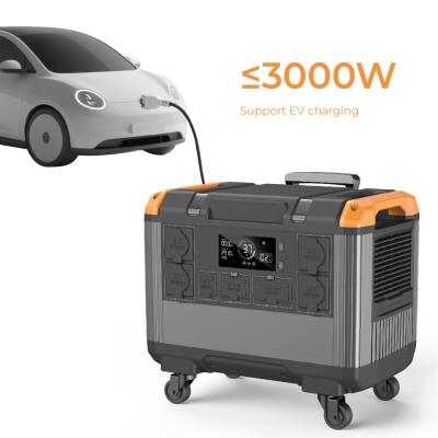China 3000W Portable Solar Power Station with 2688Wh LiFePO4 Battery and Over-Discharge Protection for sale