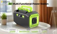 China 200W 145WH Portable Power Station with Type-C PD Output, Multi-Region Plugs and LCD Display for Outdoor Use for sale