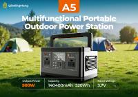 China 500W Portable Power Station with Solar Charging LCD Display Multiple Outputs for Camping Outdoor Emergency Power Supply for sale