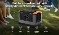 China Portable Solar Power Station 2400W with LiFePo4 Battery, Pure Sine Wave Inverter and MPPT Controller for EU/US Plugs for sale