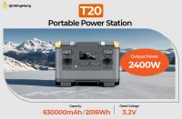 China 2400W Portable Solar Power Station with MPPT Controller - EU/US/UK Plug Options for Outdoor and Home Backup for sale