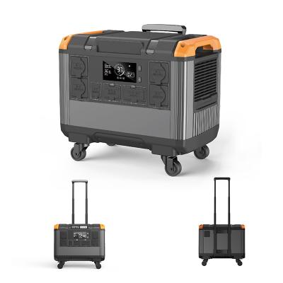 China 3000W Portable Power Station with 2688Wh LiFePO4 Battery and 650W Solar Charging Capability for sale