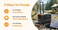 China 3000W Portable Power Station with 2688Wh LiFePO4 Battery and 650W Solar Charging Capability for sale