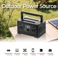 China 500W 520Wh Portable Power Station with Solar Charging - Lithium Battery Energy Storage Power Bank for sale