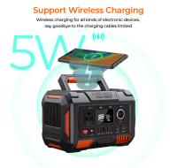 China 300W Portable Solar Power Station with 288Wh Lithium Battery and MPPT Controller for Outdoor Camping for sale