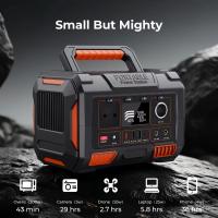 China 300W Portable Solar Power Station with 288Wh Lithium Battery and MPPT Controller for Outdoor Camping for sale