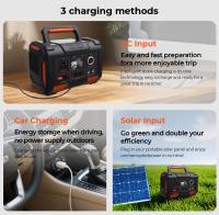 China 300W Portable Solar Power Station with 288Wh Lithium Battery and MPPT Controller for Outdoor Camping for sale