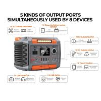 China 300W Portable Power Station with 288Wh Battery and MPPT Controller for Outdoor Emergency Power for sale