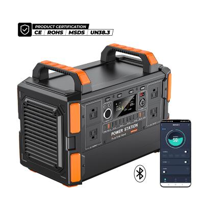 China 1200W LiFePO4 Portable Power Station with 1008Wh Capacity and MPPT Solar Charging for sale