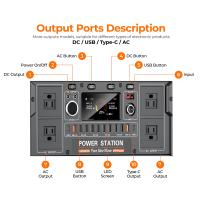 China 1200W LiFePO4 Portable Power Station with 1008Wh Capacity and MPPT Solar Charging for sale