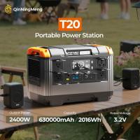 China 2016Wh LiFePO4 Portable Solar Power Station with 2400W AC Output and MPPT Controller for Outdoor Use for sale