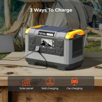 China 2016Wh LiFePO4 Portable Power Station with 2400W AC Output and Solar Charging for Home Backup for sale