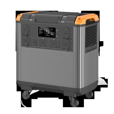 China Portable Power Station with 5376Wh LiFePO4 Battery 110v/230v Output and Multiple Charging Options for sale