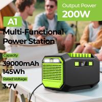 China High Capacity 200 Watt Portable Solar Power Station Emergency Solar Generator Home Camping Outdoor 200w Power Station for sale