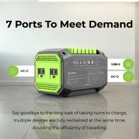 China Outdoor 200w 220v Portable Lithium Battery Chargeable Power Station Camping 200 Watts Power Bank Solar Generator for sale