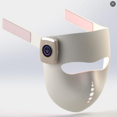 China HSY-TM0104 High Quality Skin Care Silicone Red Light Therapy Facial Masks for sale