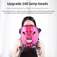China HSY-FM0305A Red Light Photon Therapy Skin Care Red Light Therapy Facial Masks for sale