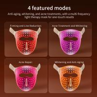 China HSY-TM0104 High Quality Skin Care Silicone Red Light Therapy Facial Masks for sale