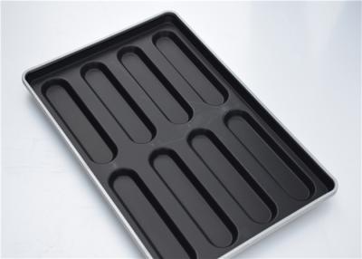 China NSF Nonstick Hot Dog Bun Pan 600x400x45mm Aluminized Steel Baking Tray for Foodservice for sale