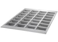 China 12 Compartment Mini Loaf Baking Pan 26 Gauge Glazed Aluminized Steel NSF Commercial Bakeware for sale