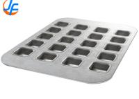 China NSF Aluminum Pullman Loaf Pan 28 Cup Mini Baking Tray 26 Gauge Aluminized Steel for sale