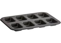 China RK Bakeware NSF 8 Compartment Carbon Steel Mini Loaf Pan 5 oz Non-Stick 410F for sale
