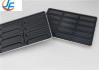 China Nonstick Aluminum Hot Dog Bread Baking Pan 400x600x35mm Commercial Bakery Tray for sale