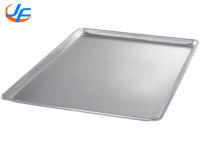 China 16 Gauge Full Size Aluminum Baking Tray 15 13/16 x 21 13/16 Inch Wire in Rim Glazed for sale