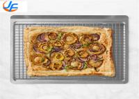 China RK Bakeware China Aluminum Baking Tray Sheet With Cooling Rack for sale