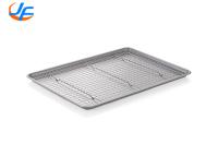 China Commercial Aluminum Baking Tray Heavy Duty 17.25x12.25 Inch Non-Stick Bun Sheet Pan for sale