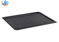 China Non-Stick Carbon Steel Cookie Baking Tray 33x25cm Oven Sheet Pan Set for Commercial Use for sale