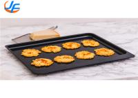 China Non-Stick Carbon Steel Cookie Baking Tray 33x25cm Oven Sheet Pan Set for Commercial Use for sale