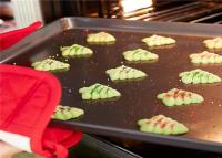 China RK Bakeware China Custom Aluminium Baking Tray Nonstick Perforated for sale