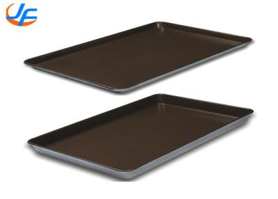 China Aluminum Sheet Pan GN1/1 600x400mm 0.7mm Thickness Flat Baking Tray for Combi Oven for sale