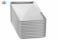 China Aluminum Baking Tray 400x600mm Non-Stick Bread Cookie Sheet Pan for Commercial Bakery for sale