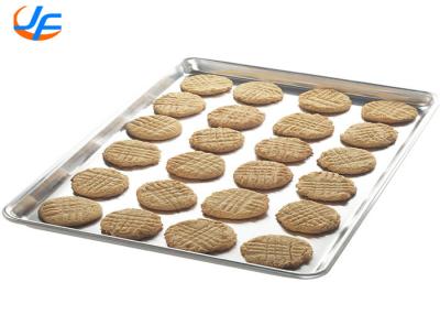 China RK Bakeware 18x26 Inch Aluminum Baking Tray Bread Sheet Bun Pan Flat 1.0mm Thick for sale