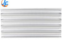 China Nonstick Aluminum Perforated Baguette Baking Tray 400x600mm Customizable Thickness for sale