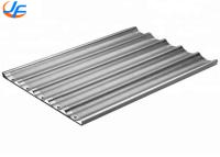 China Nonstick Aluminum Perforated Baguette Baking Tray 400x600mm Customizable Thickness for sale
