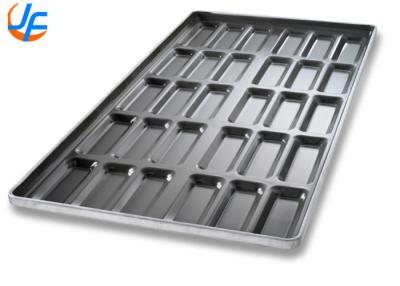 China Glazed Aluminized Steel Blunt End Hoagie Bun Pan Tray 18 x 26 Inch Commercial Bakeware for sale